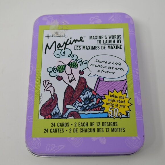 Hallmark | Office | Vtg Hallmark Maxines Words To Laugh By Jokes About ...